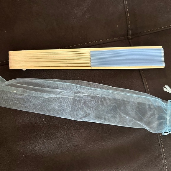 Party Supplies | Light Blue Fans | Poshmark